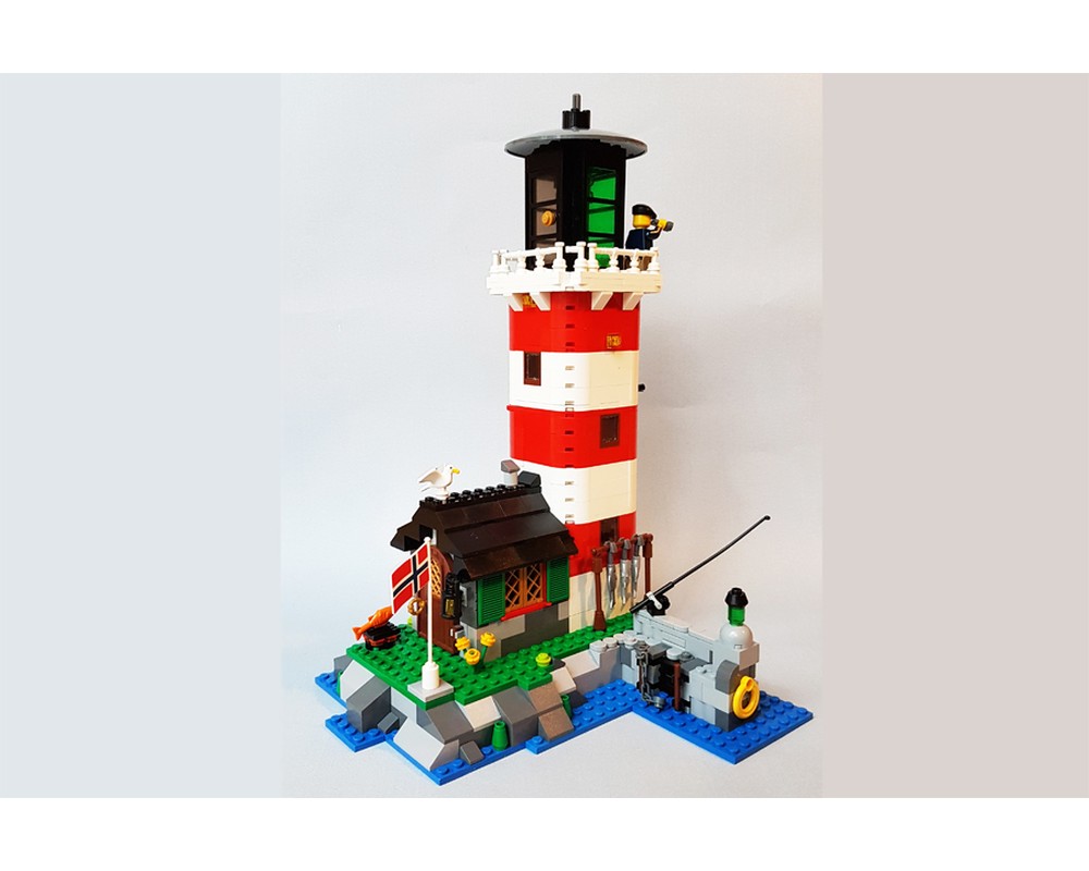 LEGO MOC Lighthouse Island Revisited by fidi70 | Rebrickable - Build ...