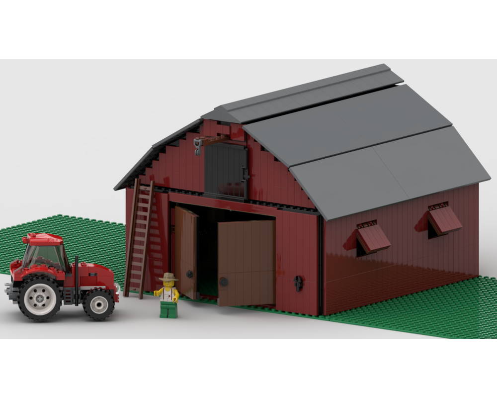 LEGO MOC Barn by medisnake | Rebrickable - Build with LEGO