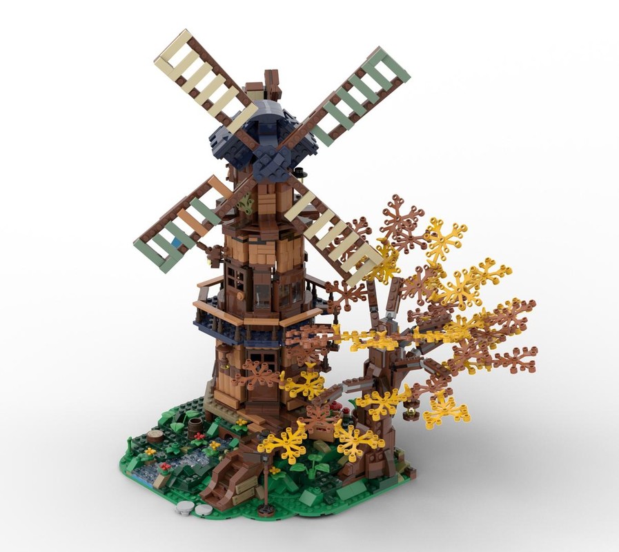 LEGO MOC Mill on the Hill by nobsta | Rebrickable - Build with LEGO