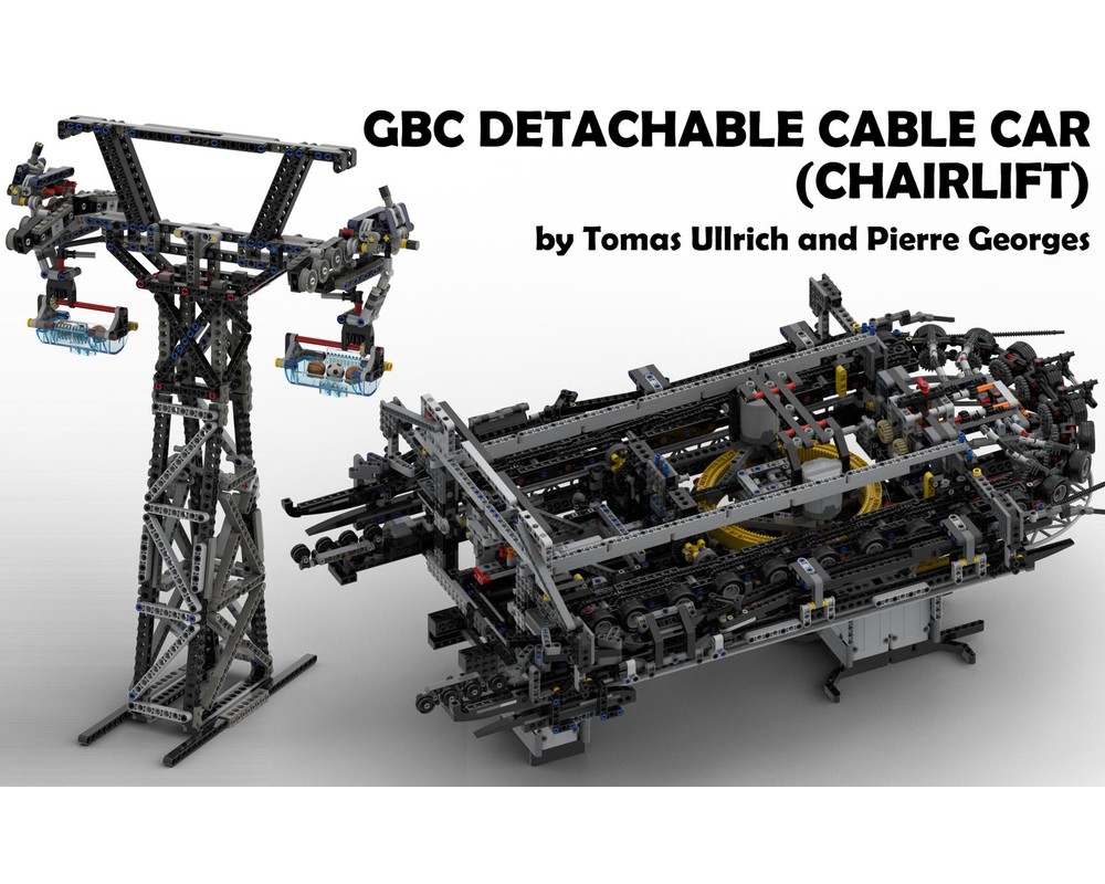 LEGO MOC GBC Chairlift / Detachable cable car by juggleman ...
