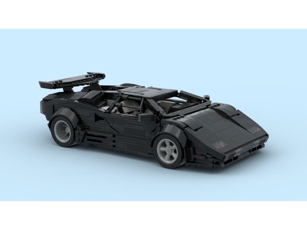 LEGO MOC Lamborghini Countach LP5000 QV - Black version by Rastacoco ...