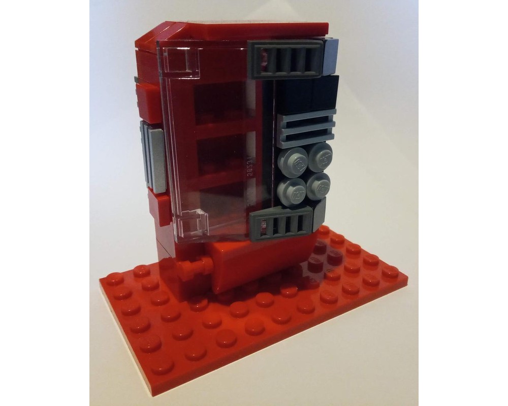 LEGO MOC Red vending machine by Jimboblimb | Rebrickable - Build with LEGO
