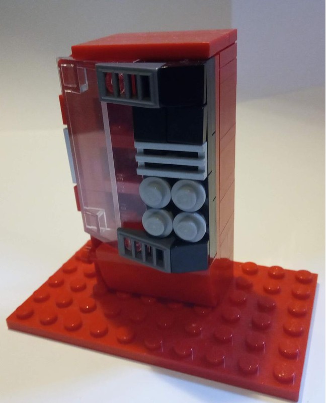 LEGO MOC Red vending machine by Jimboblimb | Rebrickable - Build with LEGO
