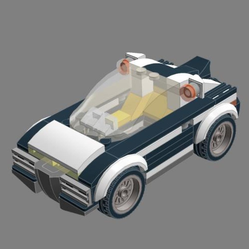 LEGO MOC Police Patrol Cruiser by Keep On Bricking | Rebrickable ...