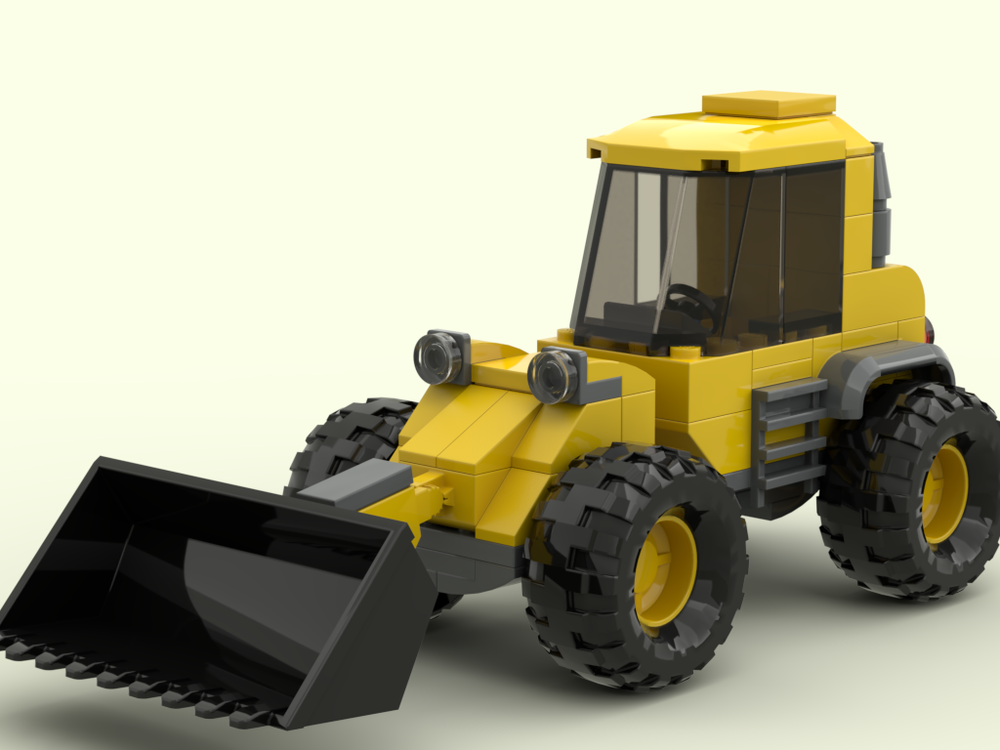 Lego Moc Front Loader By Heart4 Bricks Rebrickable Build With Lego