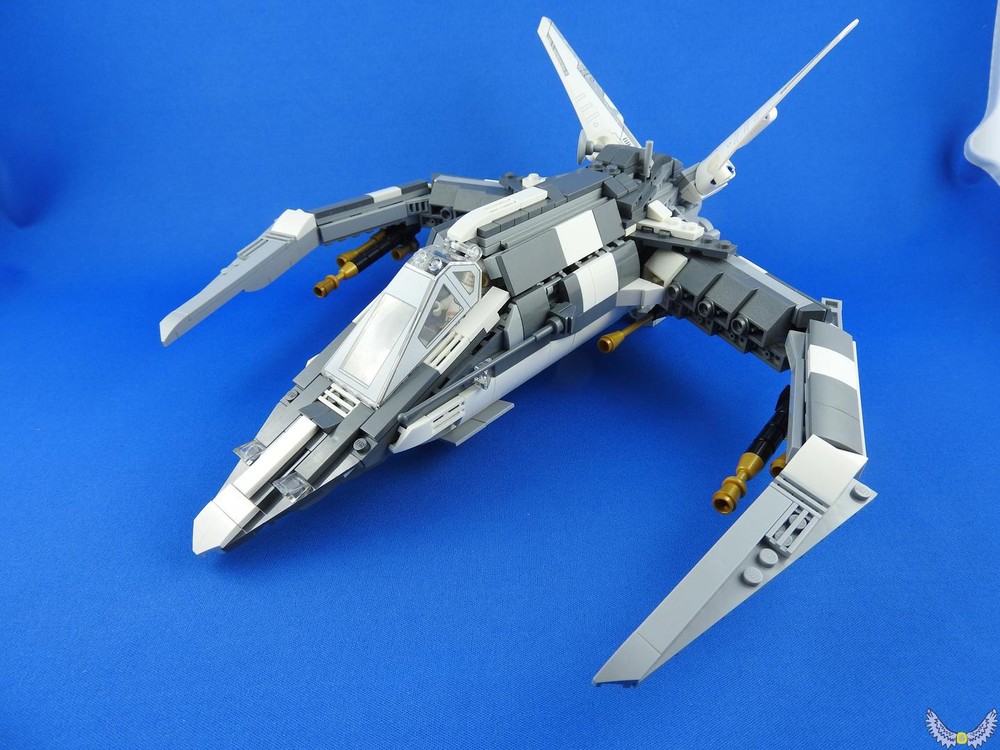 Lego Moc Alpha Whitehunter By Karolwes Rebrickable Build With Lego