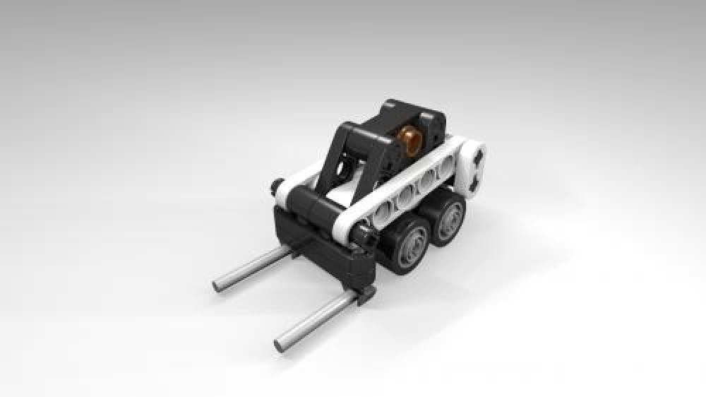 LEGO MOC Mini Skid Steer by zweihander | Rebrickable - Build with LEGO