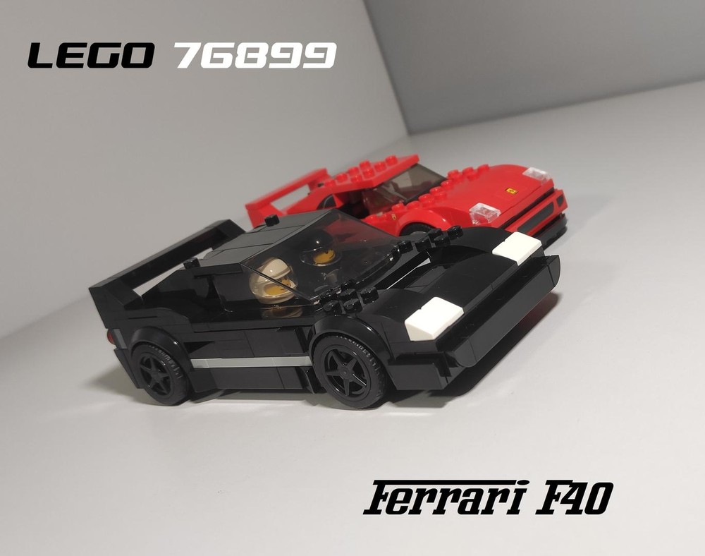 Lego Moc 76899 Ferrari F40 By Kirvet Rebrickable Build With Lego