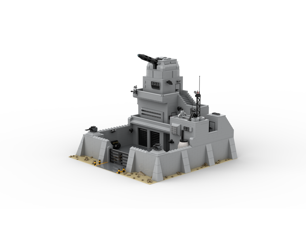 LEGO MOC Futuristic Military Outpost with RC Gun Turret by Kilo-Whiskey ...