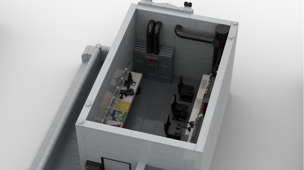 LEGO MOC Futuristic Military Outpost with RC Gun Turret by Kilo-Whiskey ...