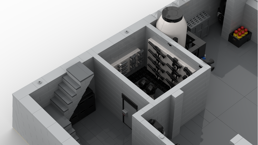 LEGO MOC Futuristic Military Outpost with RC Gun Turret by Kilo-Whiskey ...