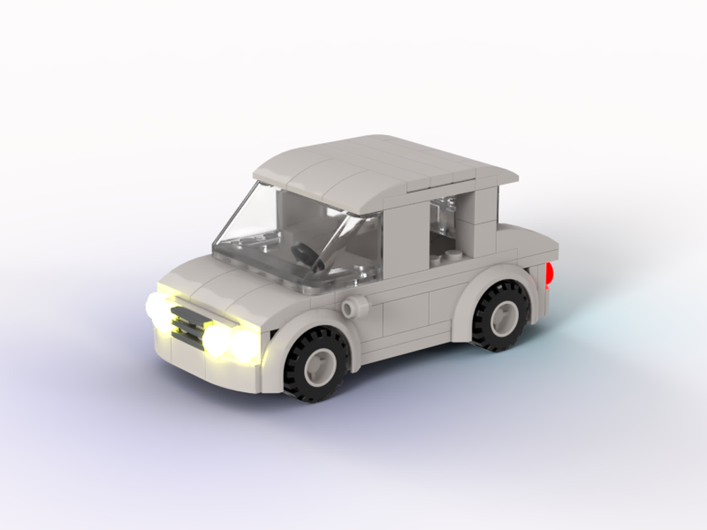 LEGO MOC-59415 White car by Hippogirl | Rebrickable - Build with LEGO