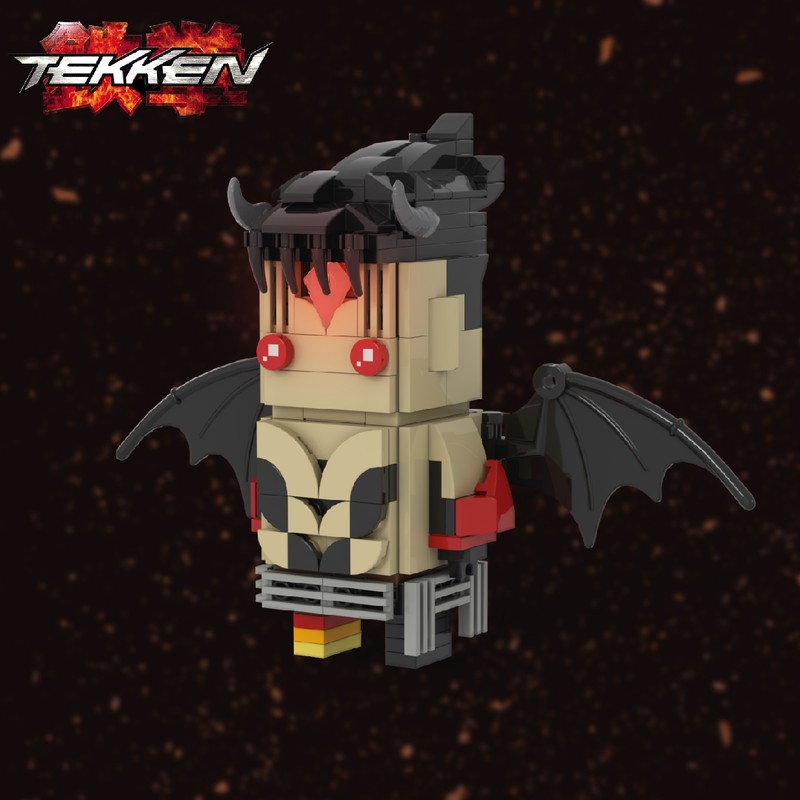 LEGO MOC Devil Jin , Tekken Brickheadz by madglom | Rebrickable - Build ...