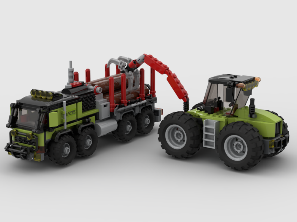 LEGO MOC Off-Road Log Carrier by HaulingBricks | Rebrickable - Build ...