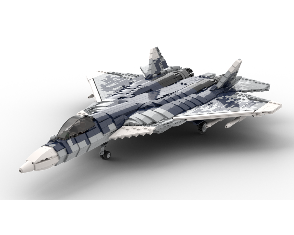 LEGO MOC Su-57 Felon by AsgardianStudio | Rebrickable - Build with LEGO