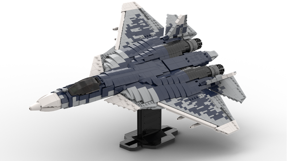 LEGO MOC Su-57 Felon by AsgardianStudio | Rebrickable - Build with LEGO