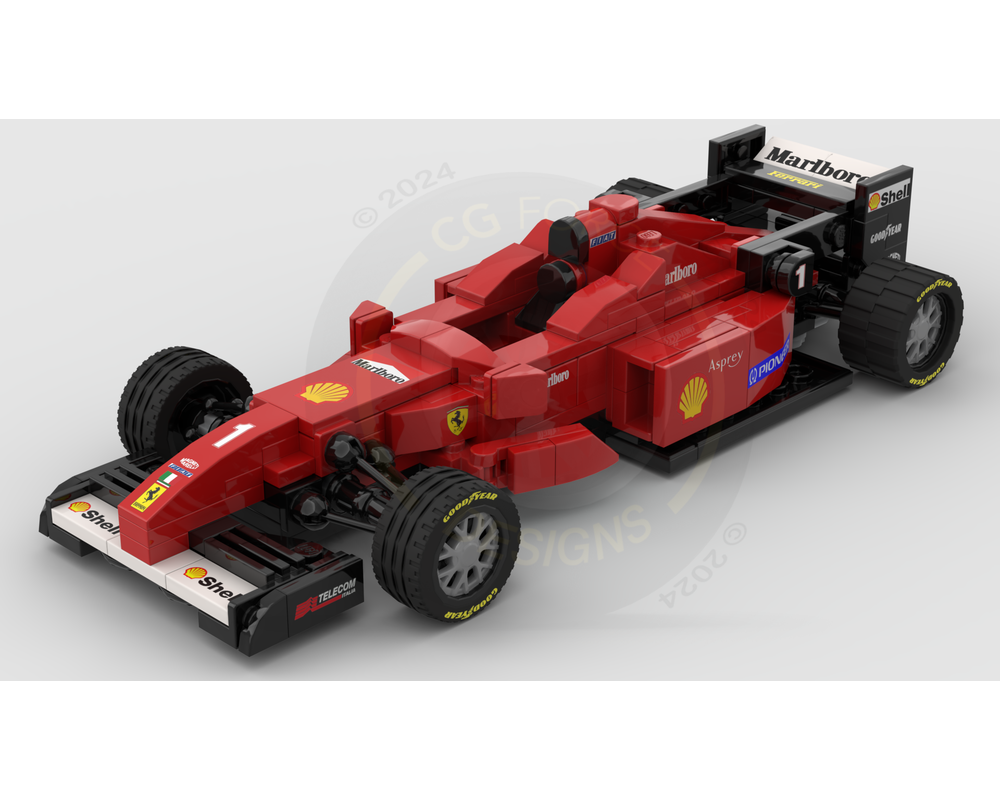 LEGO MOC F1 Ferrari F310 by CGForceDesigns | Rebrickable - Build with LEGO