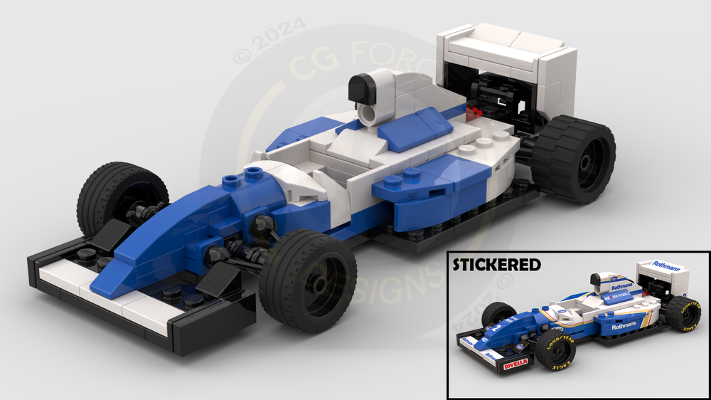 LEGO MOC F1 Williams FW-16 by CGForceDesigns | Rebrickable - Build with ...
