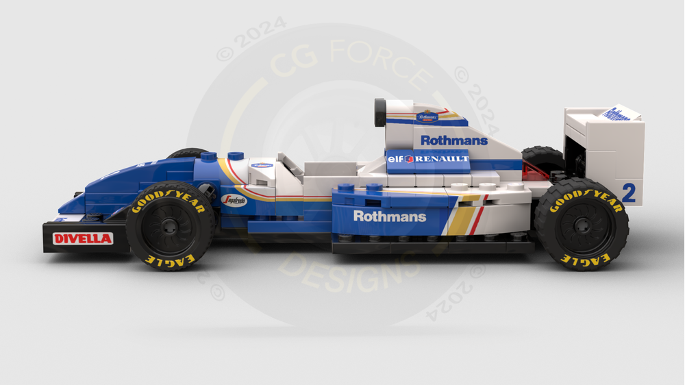 LEGO MOC F1 Williams FW-16 by CGForceDesigns | Rebrickable - Build with ...