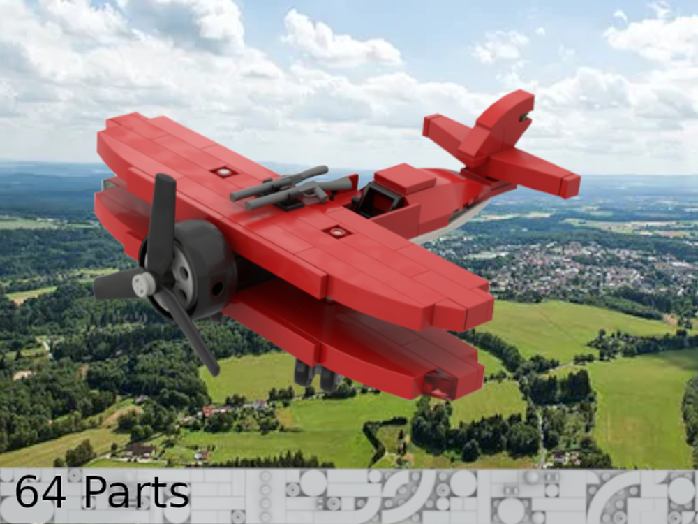 LEGO MOC Red Snot Plane by Anderle | Rebrickable - Build with LEGO