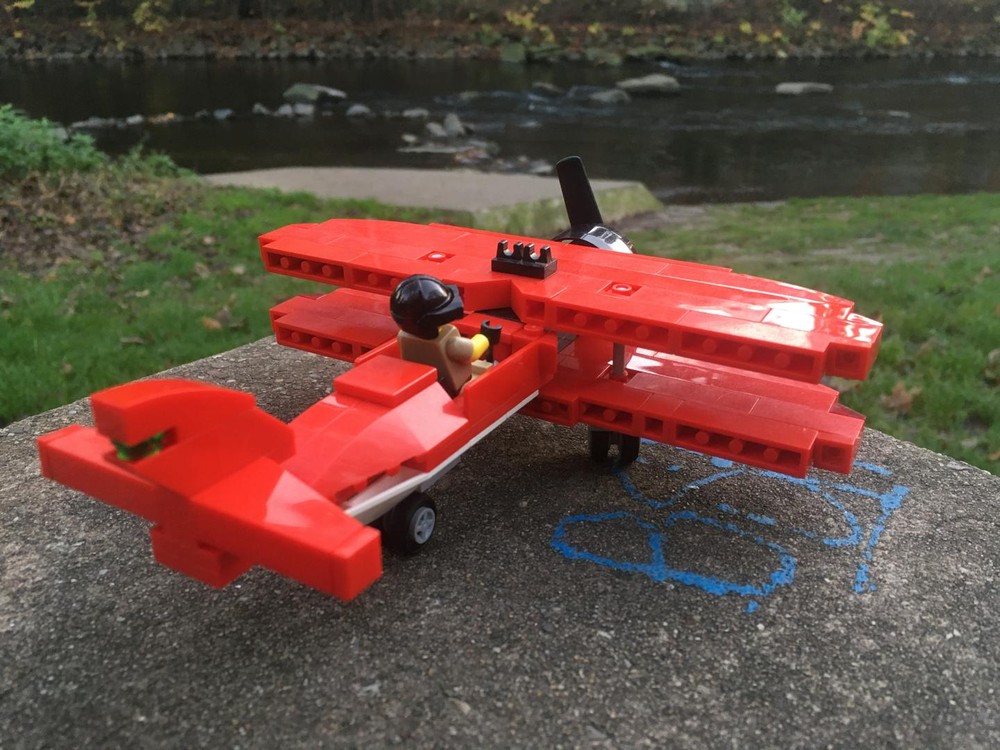 LEGO MOC Red Snot Plane by Anderle | Rebrickable - Build with LEGO