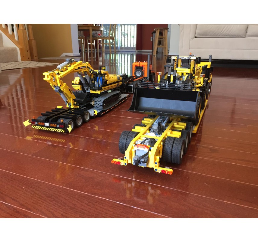 LEGO MOC Lowboy Trailer Jeep by motomatt | Rebrickable - Build with LEGO