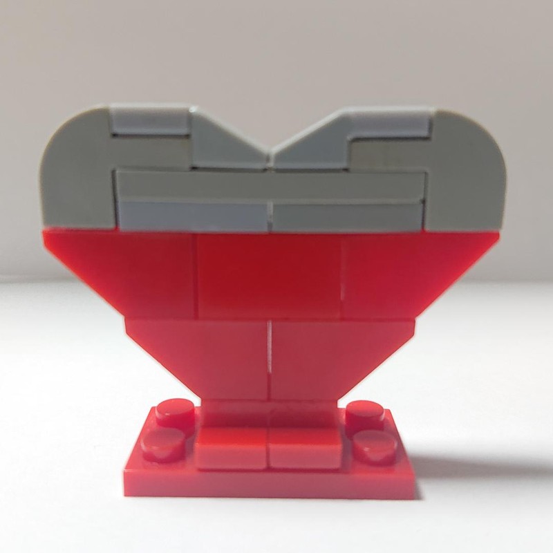 Lego Moc Heart By Altbrik Rebrickable Build With Lego