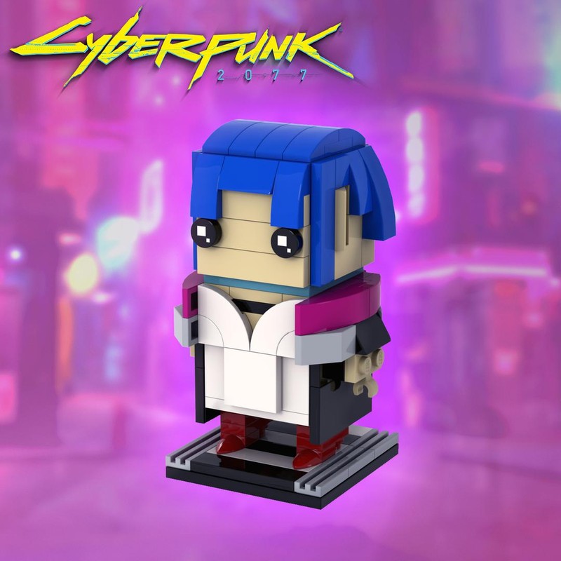 Lego Moc Evelyn Cyberpunk 2077 Brickheadz By Madglom Rebrickable