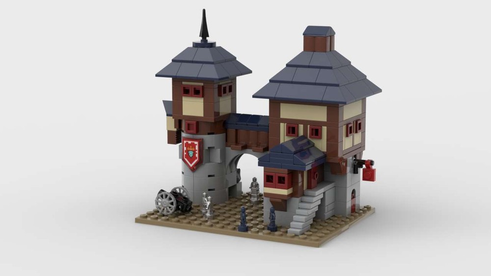 LEGO MOC Mini Medieval Building by BrickIntelligence | Rebrickable ...