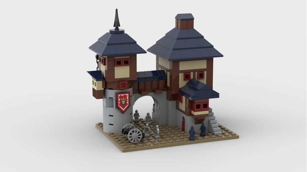 LEGO MOC Mini Medieval Building by BrickIntelligence | Rebrickable ...