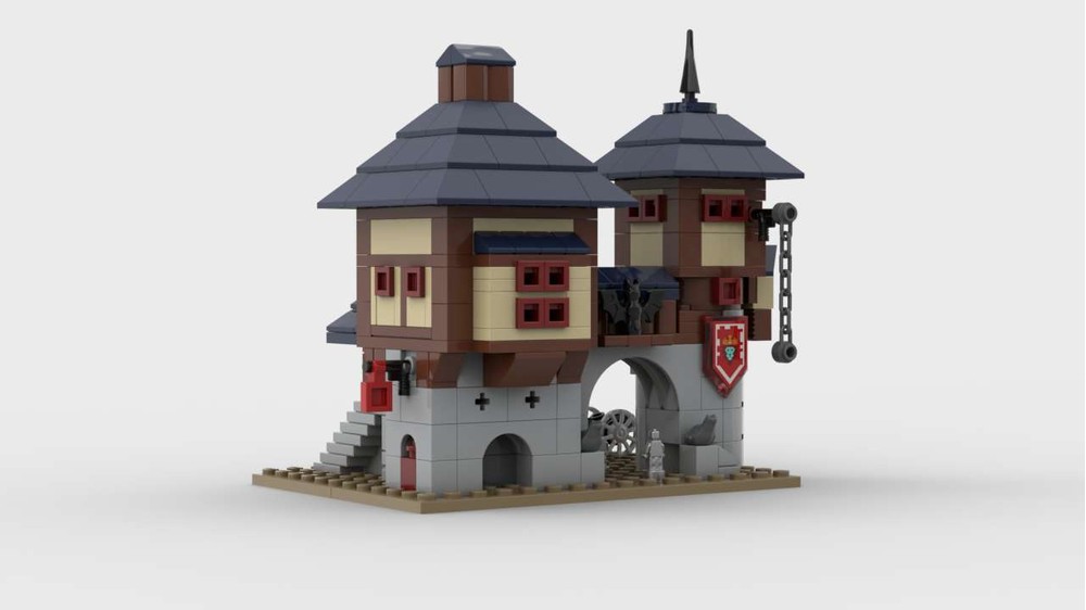 LEGO MOC Mini Medieval Building by BrickIntelligence | Rebrickable ...