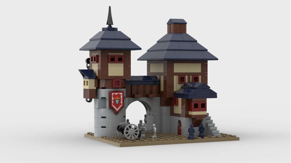 LEGO MOC Mini Medieval Building by BrickIntelligence | Rebrickable ...