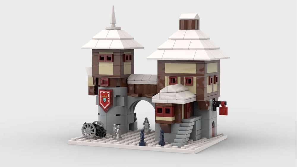 LEGO MOC Mini Medieval Building by BrickIntelligence | Rebrickable ...