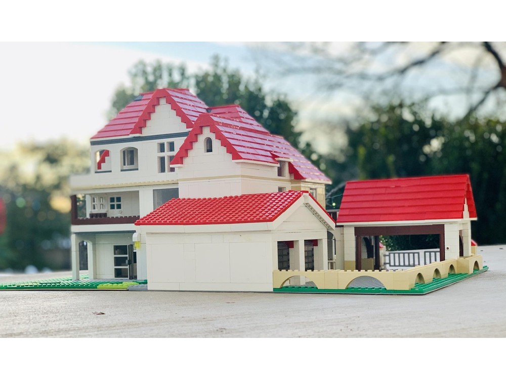 LEGO MOC Mediterranean Mansion by Turbo8702 | Rebrickable - Build with LEGO