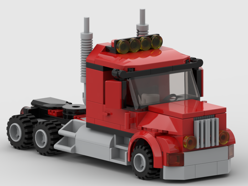 LEGO MOC Lumber Truck by HaulingBricks | Rebrickable - Build with LEGO