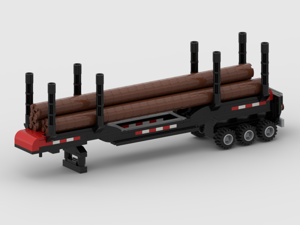LEGO MOC Lumber Truck by HaulingBricks | Rebrickable - Build with LEGO