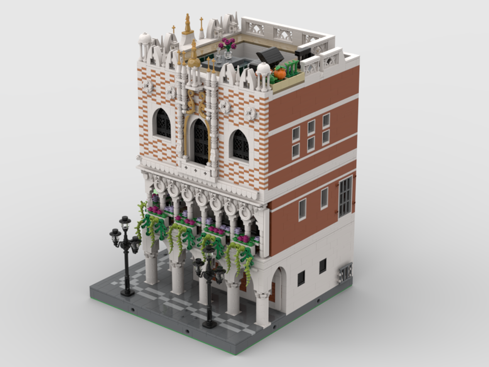 LEGO MOC Doges Palace Venice by Cvanhulle | Rebrickable - Build with LEGO