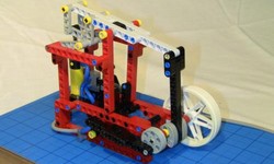 LEGO MOC-17025 Bugatti W16 Pneumatic engine (Technic 2018 ...