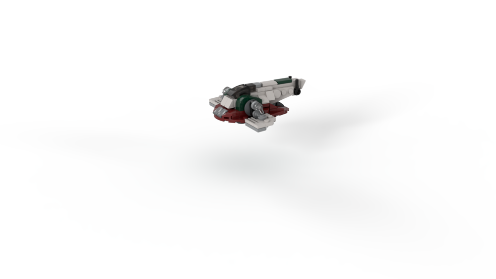 Lego Moc Micro Size Slave One Ep2 Ep5 Mandalorian By Jellco
