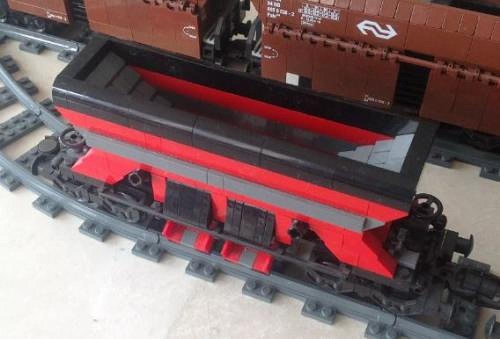 LEGO MOC Coal Hopper Wagon by JBB_777 | Rebrickable - Build with LEGO
