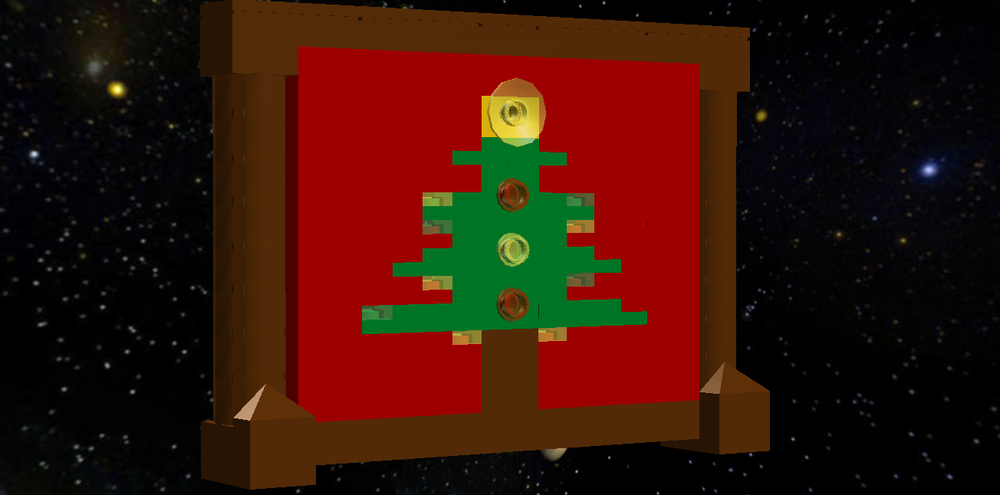 LEGO MOC 2D XMAS TREE by Thomasbrickworks | Rebrickable - Build with LEGO