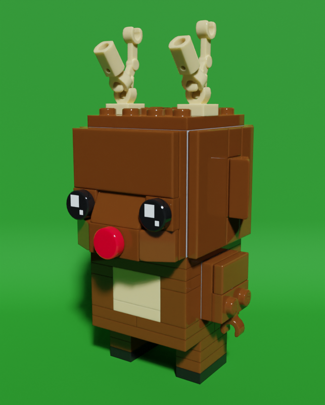 LEGO MOC Brickheadz Rudolph by Leo1 | Rebrickable - Build with LEGO