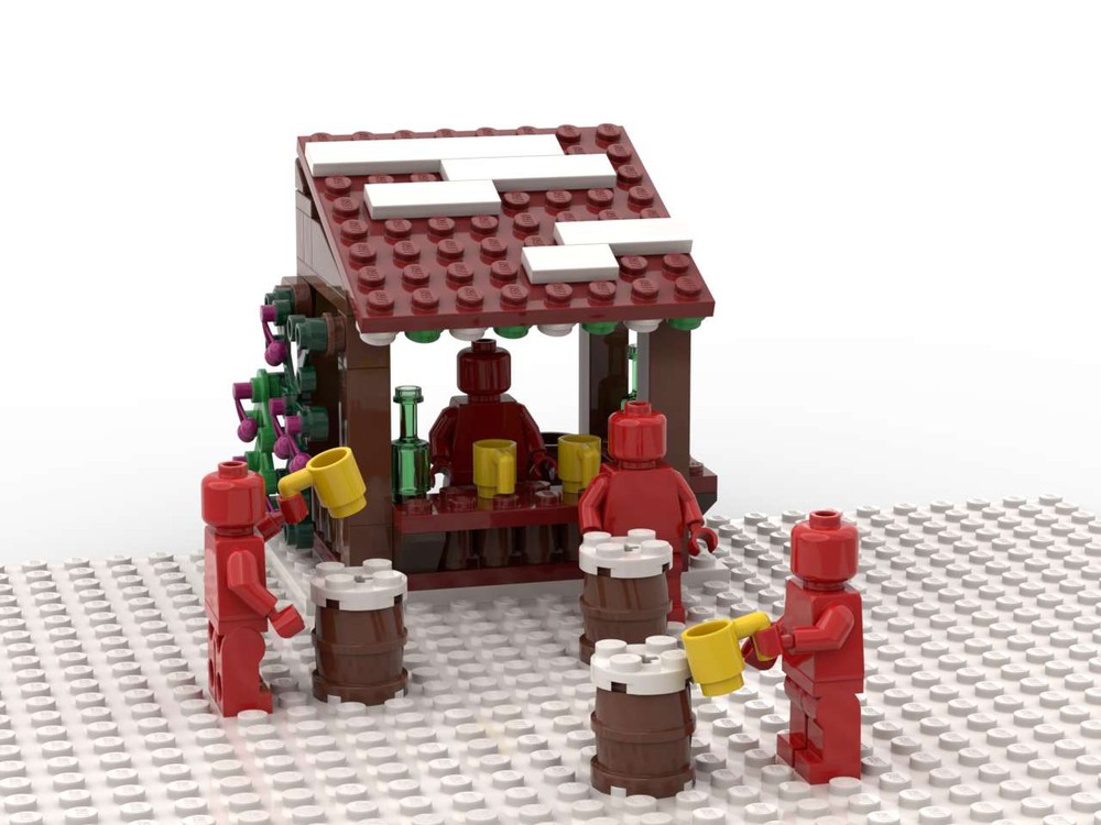 LEGO MOC winter wine market by TontonGG | Rebrickable - Build with LEGO