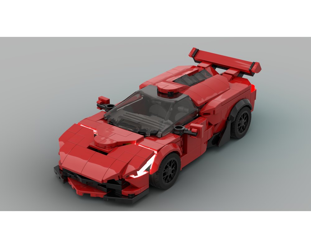 LEGO MOC Speed Champions 8 stud wide supercar by Mobilox Studios ...
