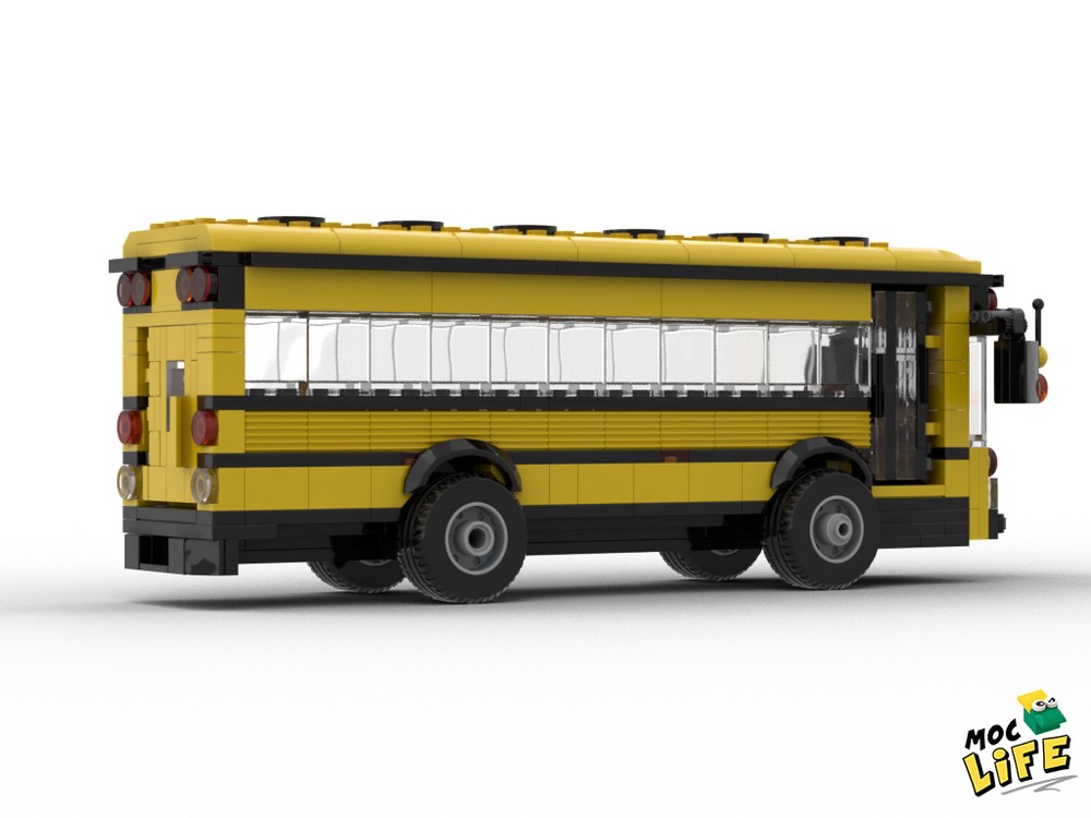 LEGO MOC School bus by MocLife | Rebrickable - Build with LEGO