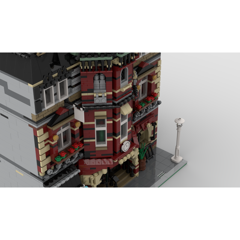 LEGO MOC Modular Brick School by hermez | Rebrickable - Build with LEGO