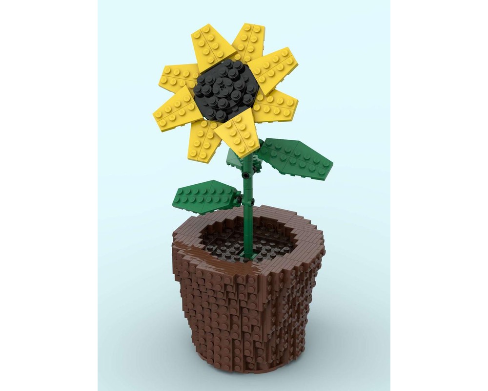 LEGO MOC Sunflower by anakin2001 | Rebrickable - Build with LEGO