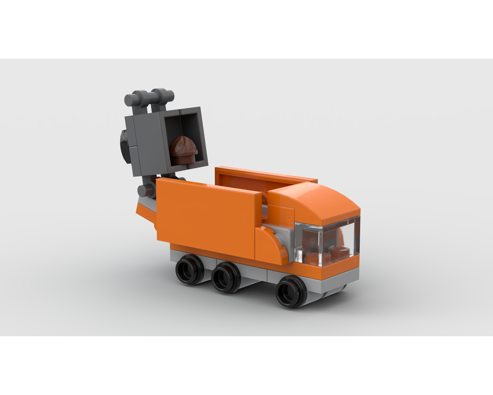 LEGO MOC Mini Garbage Truck by McZonk | Rebrickable - Build with LEGO