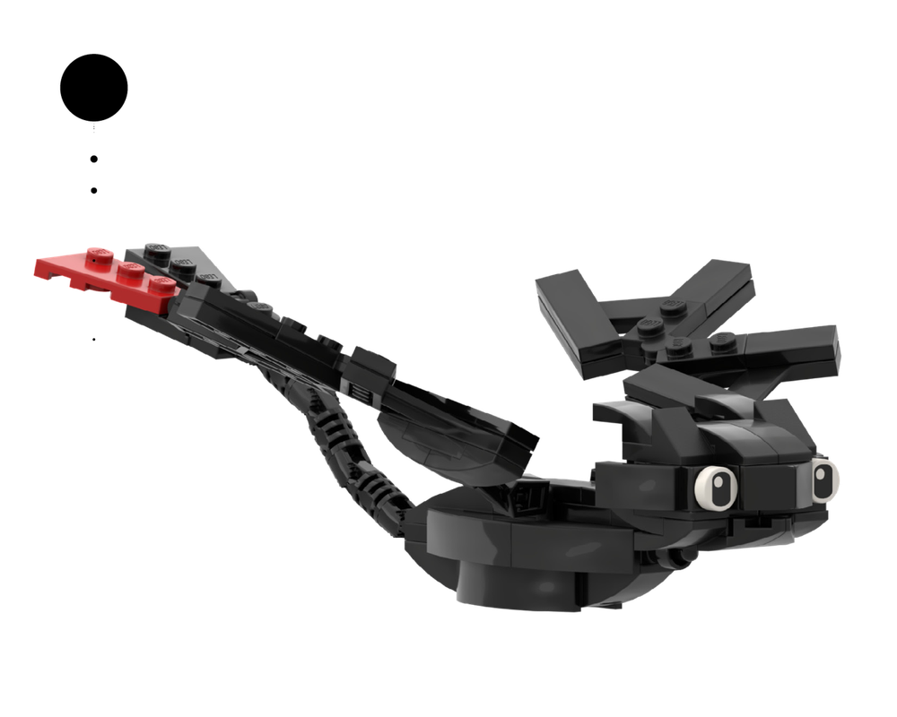 LEGO MOC Toothless by MyKidisanAlien | Rebrickable - Build with LEGO