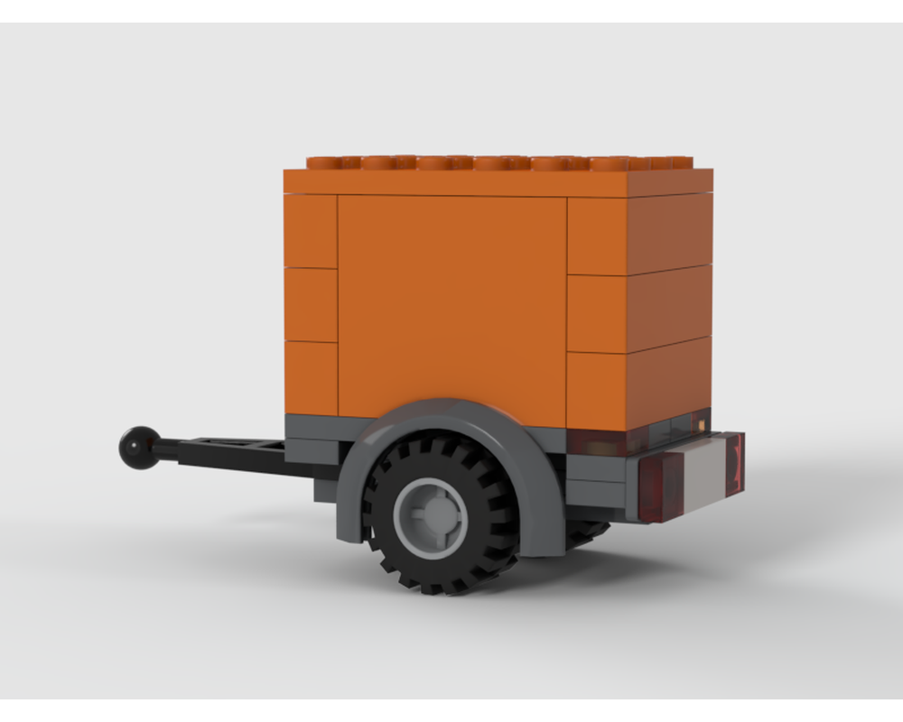 LEGO MOC Small trailer for vehicles (4 wide) by SvenKnie | Rebrickable ...